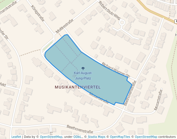 Karl-August-Jung-Platz in Haan | Map and Routes