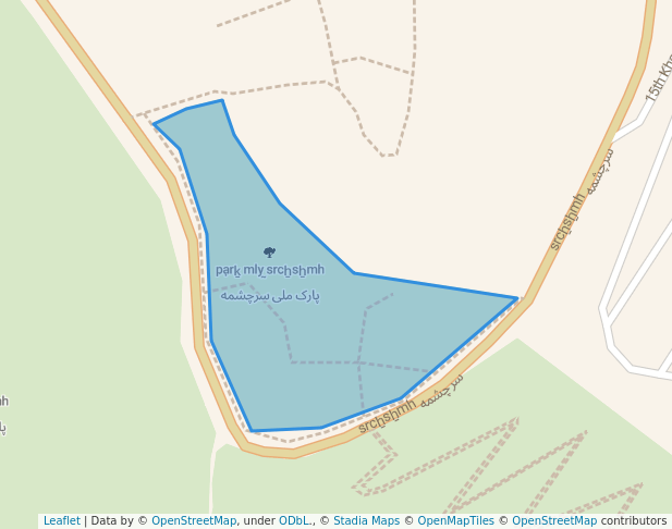 پارک ملی سرچشمه in Khansar | Map and Routes