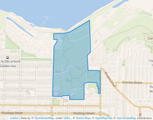 Confederation Park in Burnaby | Map and Routes