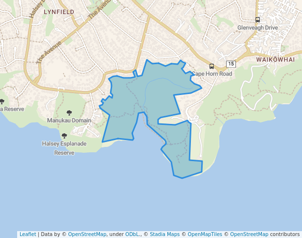 Wattle Bay Reserve in Auckland | Map and Routes