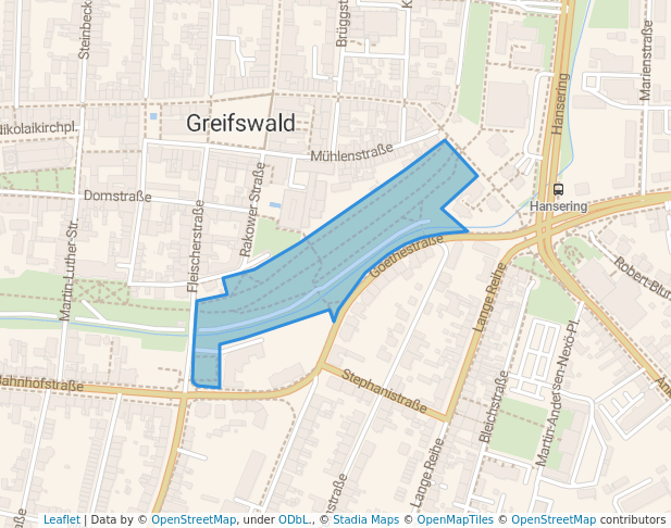 Kastanienwall in Greifswald | Map and Routes