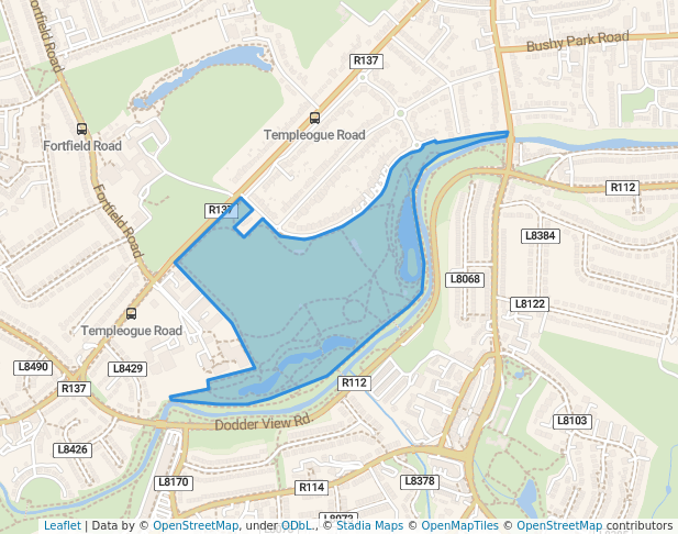Bushy Park in Dublin | Map and Routes