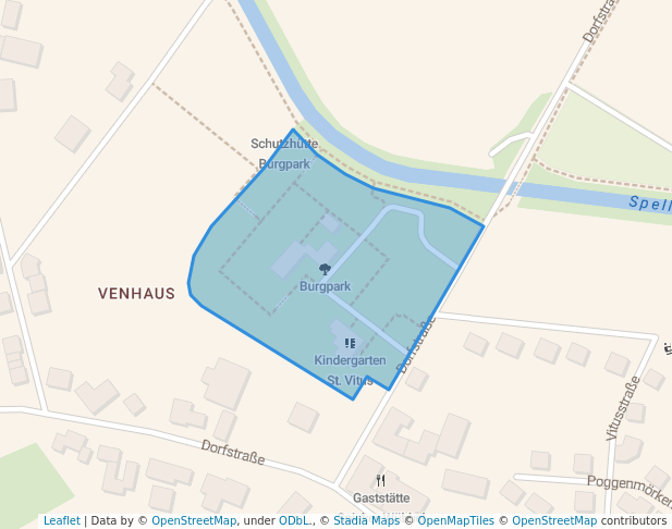 Burgpark in Spelle | Map and Routes