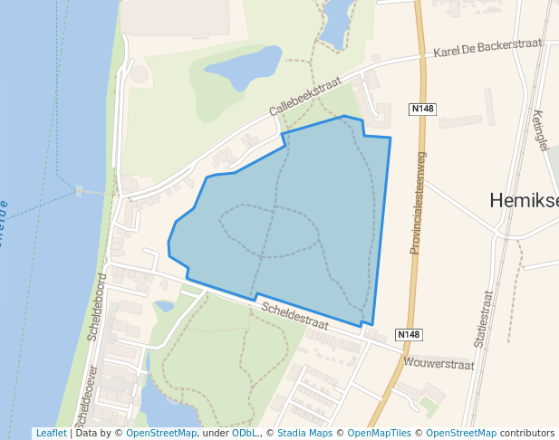 Park Callebeek - Ter Locht in Hemiksem | Map and Routes