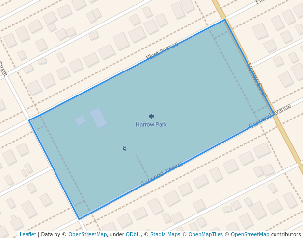 Harrow Park in Winnipeg | Map and Routes