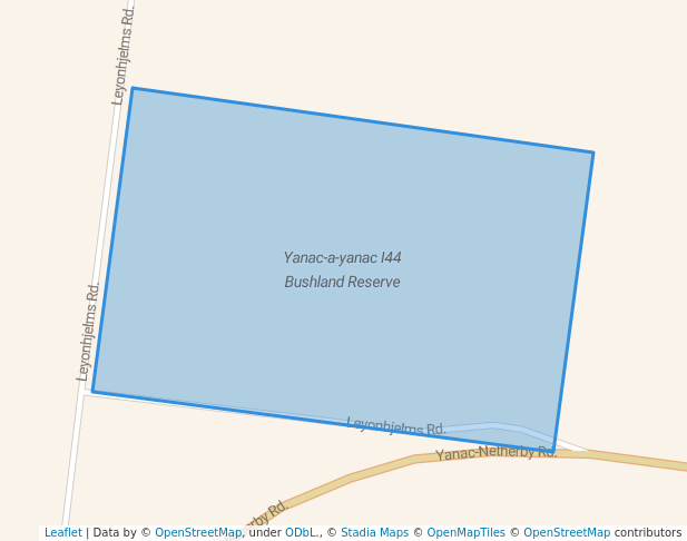 Yanac-a-yanac I44 Bushland Reserve in Yanac | Map and Routes