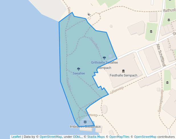 Seeallee in Sempach | Map and Routes