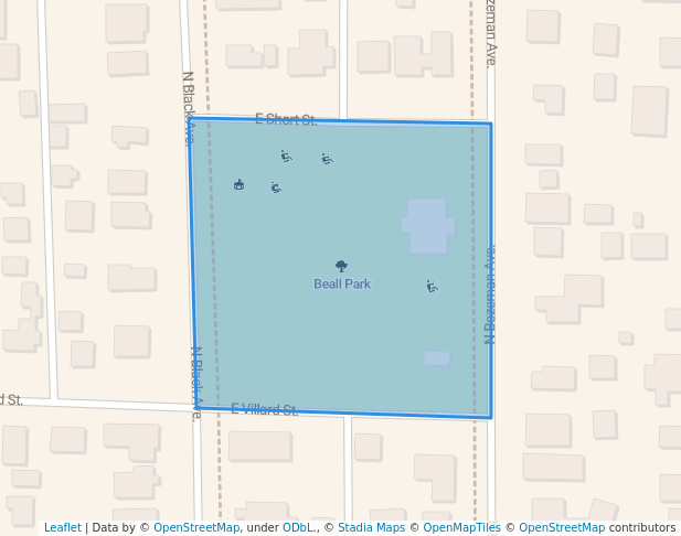Beall Park in Bozeman | Map and Routes