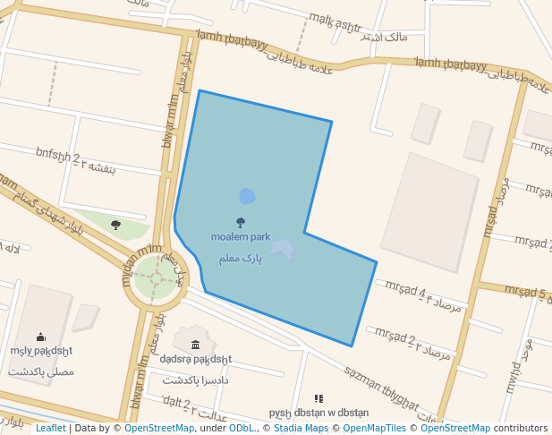 moalem park in Mamazand | Map and Routes