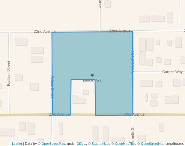 Mercer Park in Fairbanks | Map and Routes