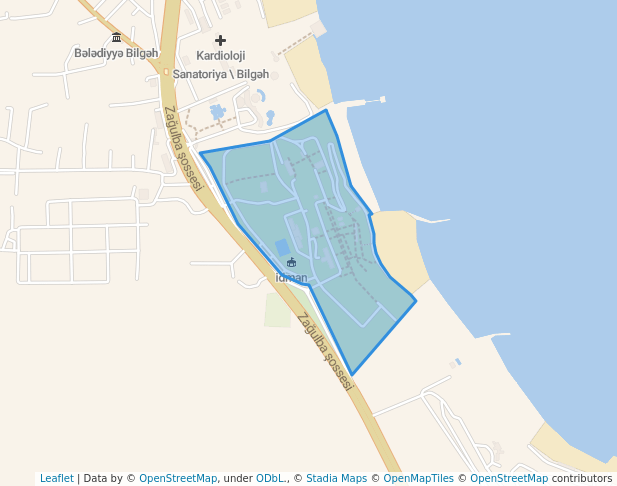 DTX Sanatoriyası in Bilgah | Map and Routes