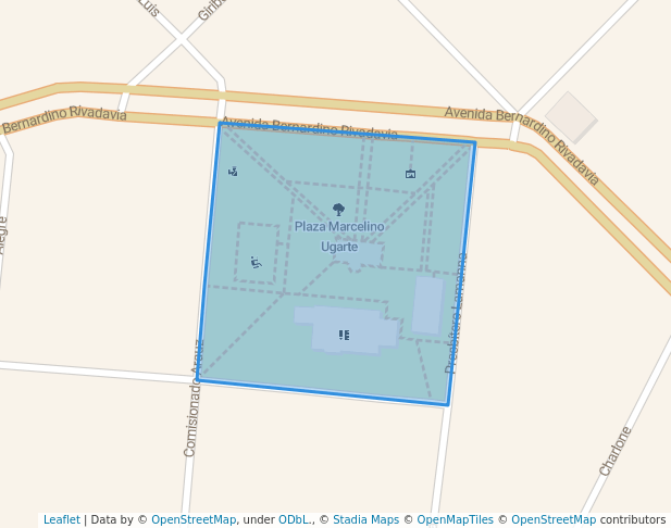Plaza Marcelino Ugarte in Avellaneda | Map and Routes