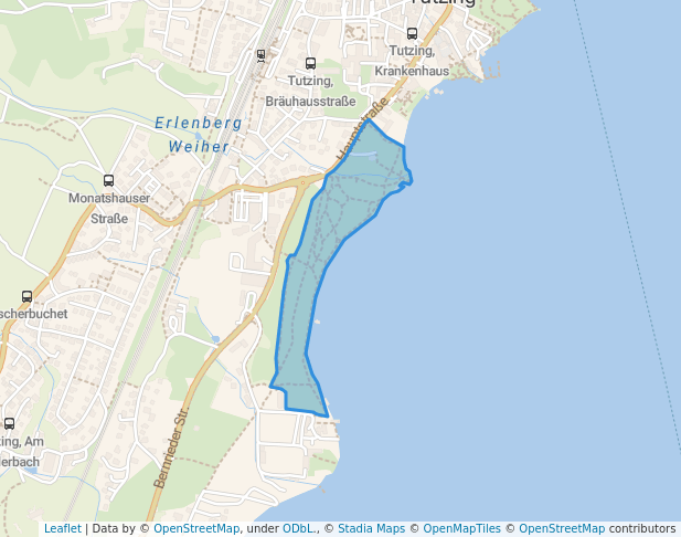 Kustermannpark in Tutzing | Map and Routes