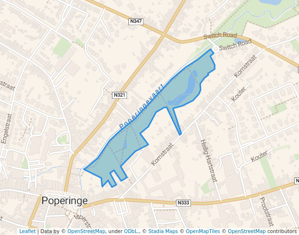 Burggraaf Frimoutpark in Poperinge | Map and Routes