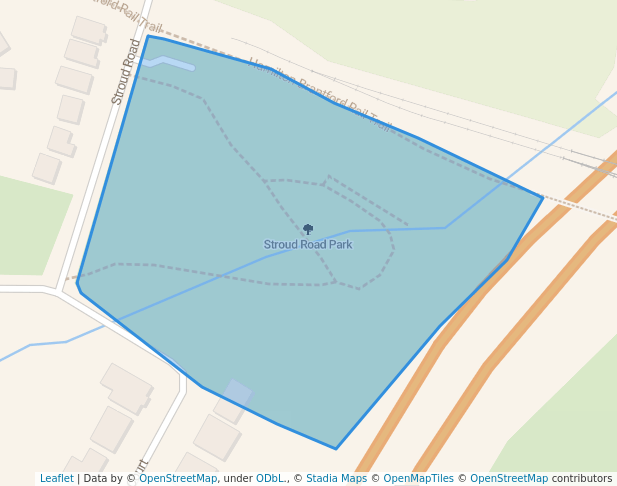 Stroud Road Park in Hamilton | Map and Routes