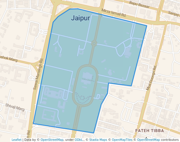 Ram Niwas Public Gardens in Jaipur | Map and Routes