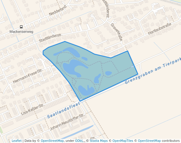 Achterdiekpark in Bremen | Map and Routes