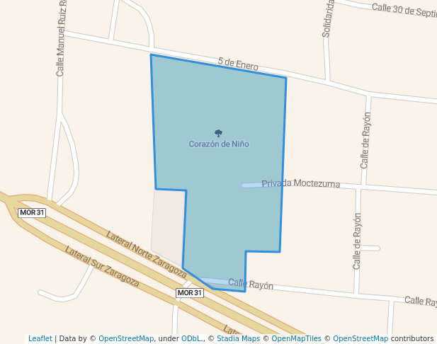 Corazón de Niño in Axochiapan | Map and Routes