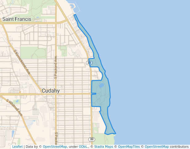 Sheridan Park in Cudahy | Map and Routes