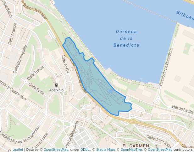 Parque La Benedicta in Portugalete | Map and Routes