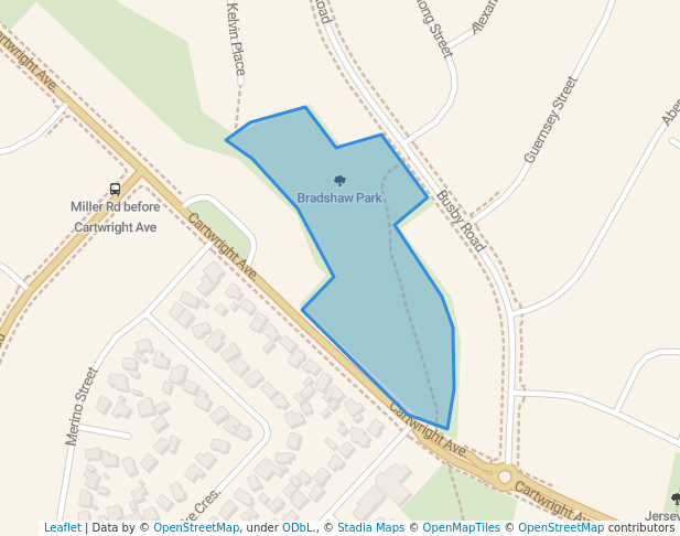 Bradshaw Park in Busby | Map and Routes