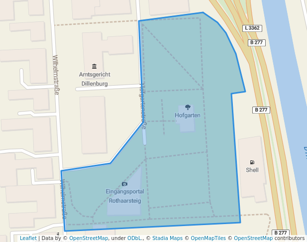 Hofgarten in Dillenburg | Map and Routes