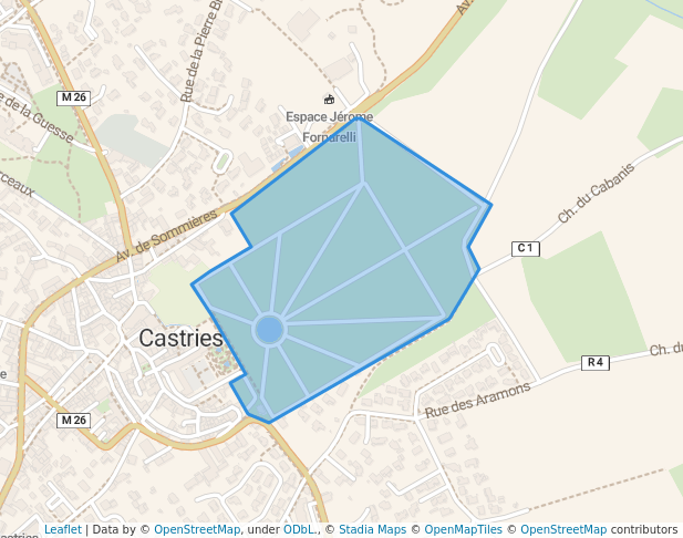 Parc du Château in Castries | Map and Routes