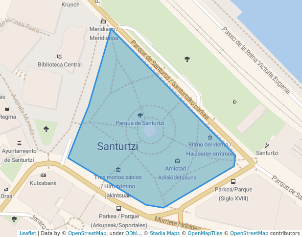 Parque de Santurtzi in Santurtzi | Map and Routes