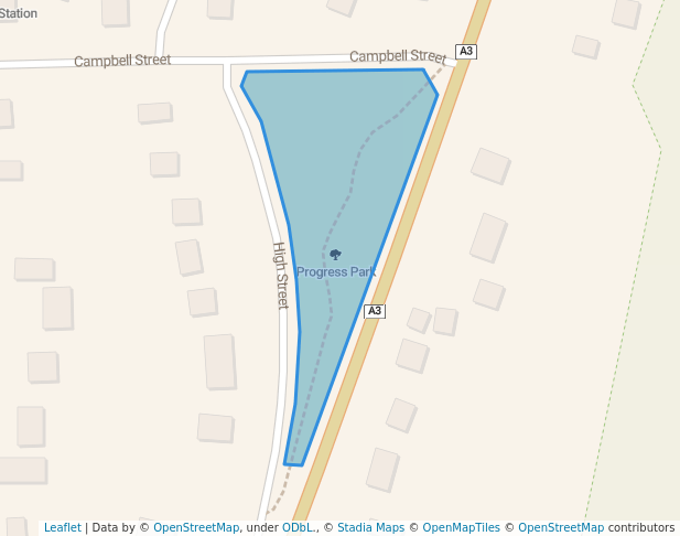 Progress Park in Scamander | Map and Routes