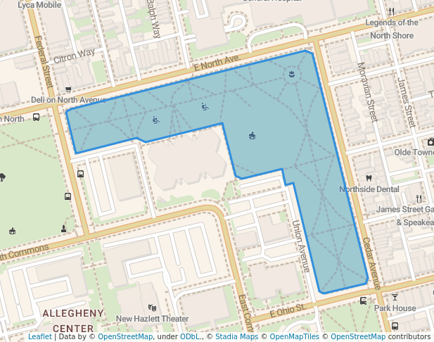 North Park in Pittsburgh | Map and Routes