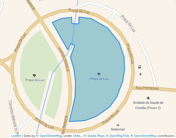 Praça da Lua in Camaçari | Map and Routes