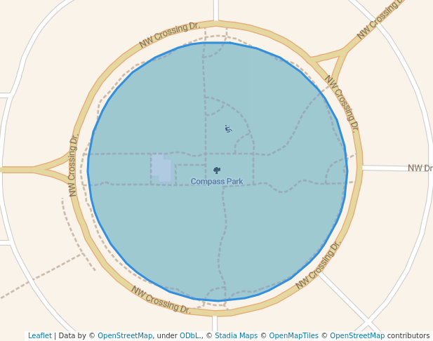 Compass Park in Bend | Map and Routes