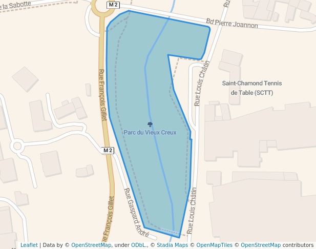 Parc du Vieux Creux in Saint-Chamond | Map and Routes