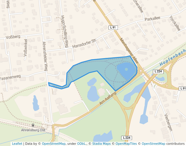 Aalfangpark in Ahrensburg | Map and Routes