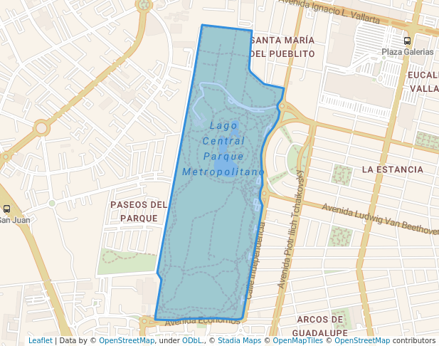 Parque Metropolitano in Zapopan | Map and Routes