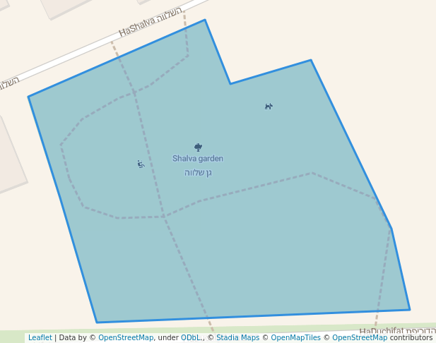 Shalva garden in Savyon | Map and Routes