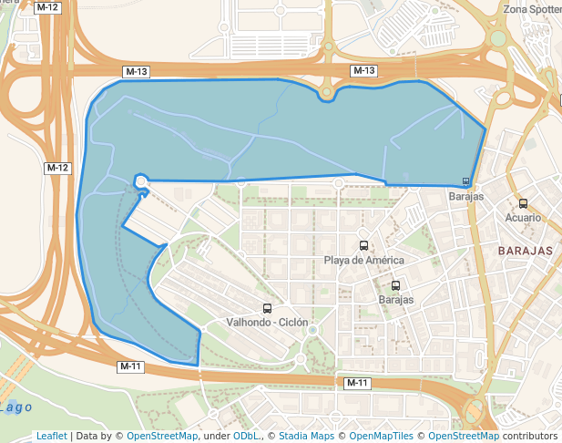 Bosque Urbano de Barajas in Madrid | Map and Routes