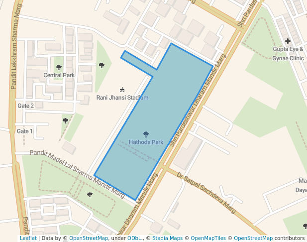 Hathoda Park in Delhi | Map and Routes