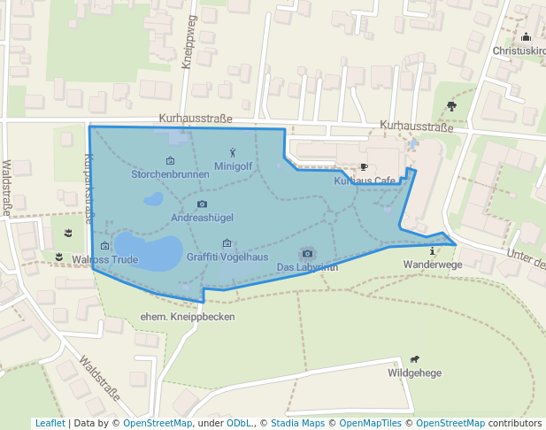 Kurpark in Hennef (Sieg) | Map and Routes