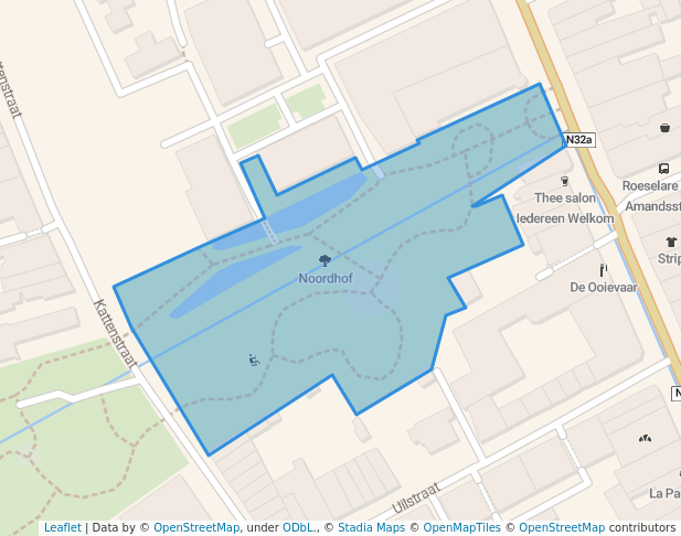 Noordhof in Roeselare | Map and Routes