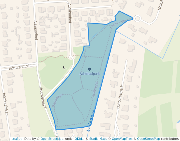 Admiraalpark in Destelbergen | Map and Routes