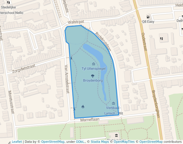 Broydenborg in Antwerpen | Map and Routes