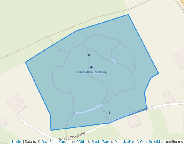 Arboretum Piesberg in Wallenhorst | Map and Routes