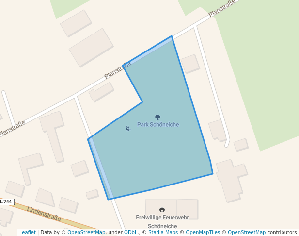 Park Schöneiche in Zossen | Map and Routes