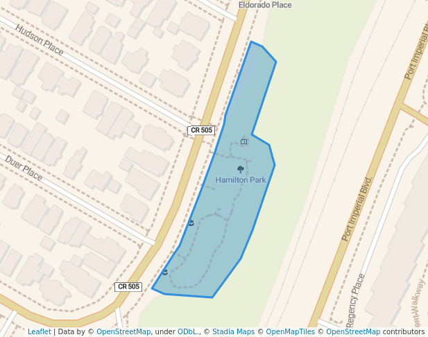 Hamilton Park in Weehawken | Map and Routes