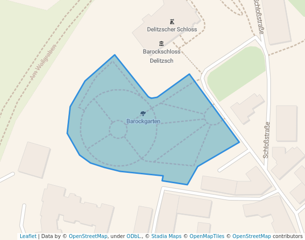 Barockgarten in Delitzsch | Map and Routes