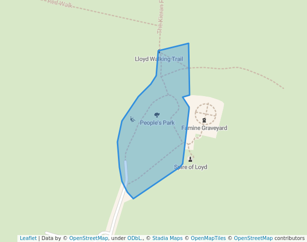 People's Park in Loyd | Map and Routes