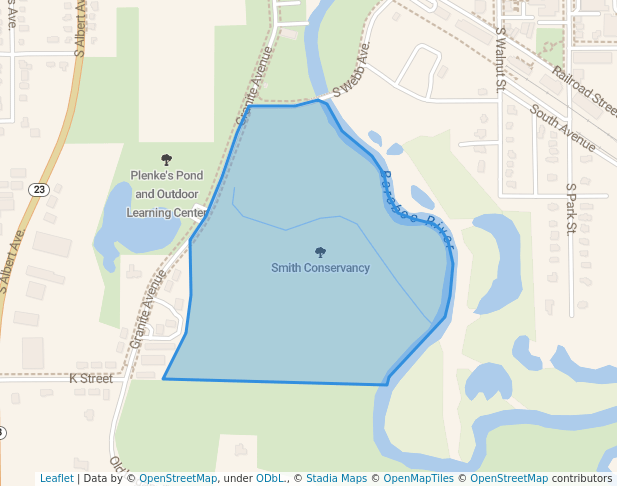 Smith Conservancy in Reedsburg | Map and Routes