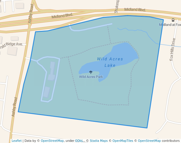 Wild Acres Park in Overland | Map and Routes