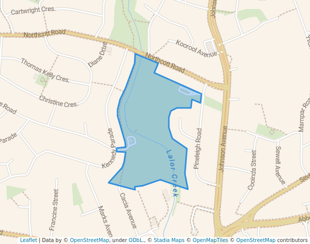Ashley Brown Reserve in Lalor Park | Map and Routes